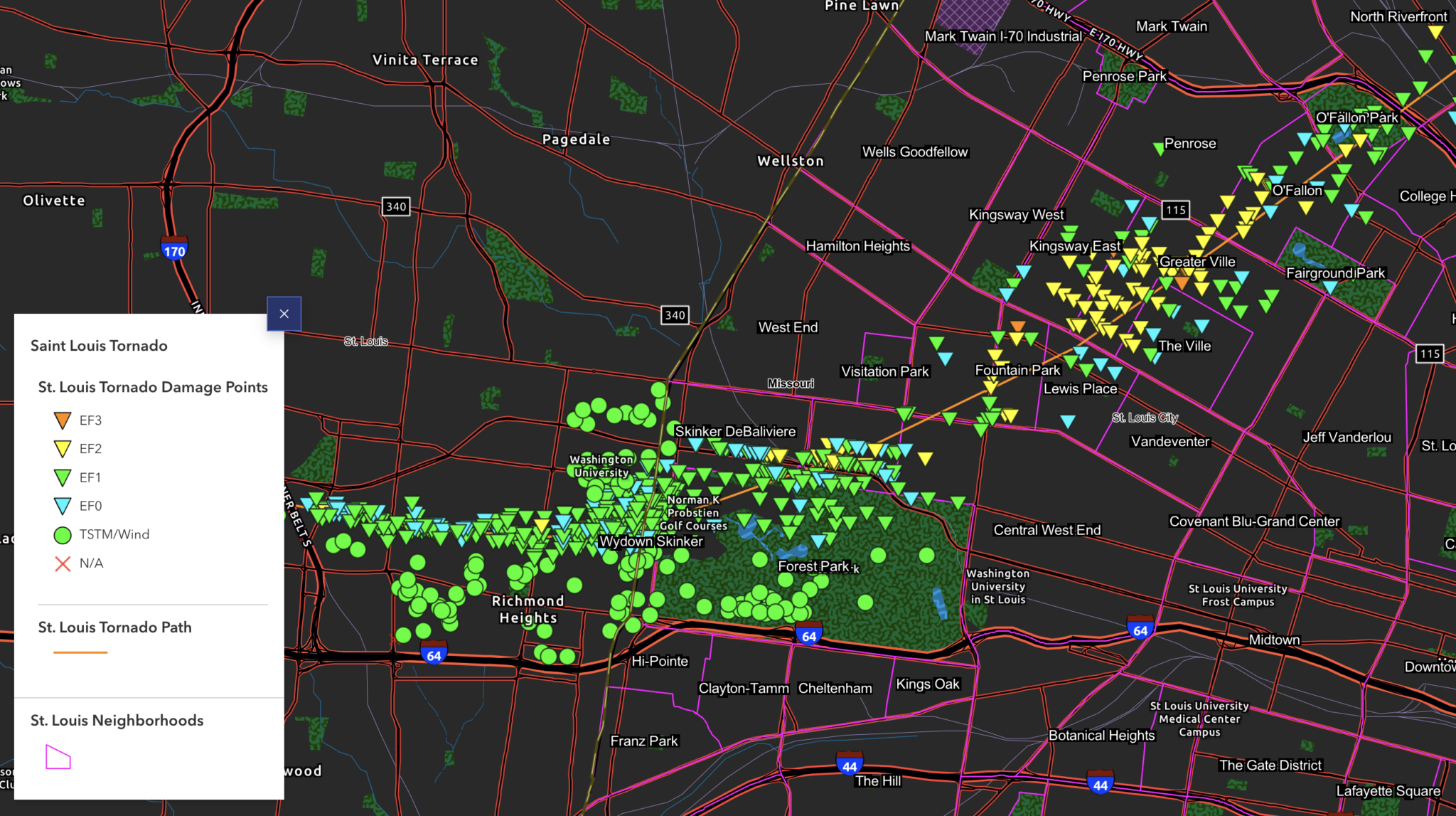 St. Louis marks 1-year tornado anniversary as state, local leaders ...