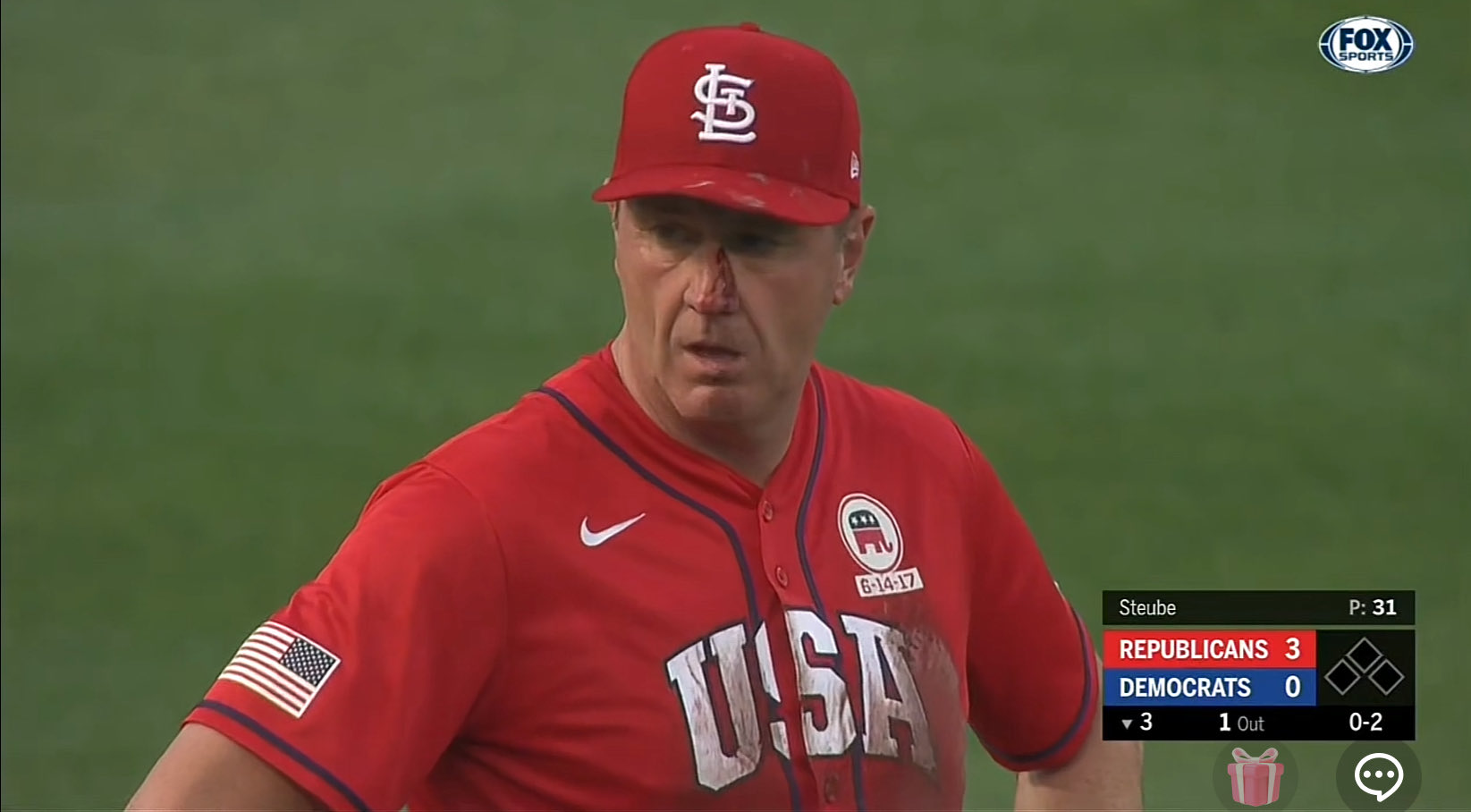 WATCH: Schmitt’s diving catch draws blood, helps propel Republicans ...